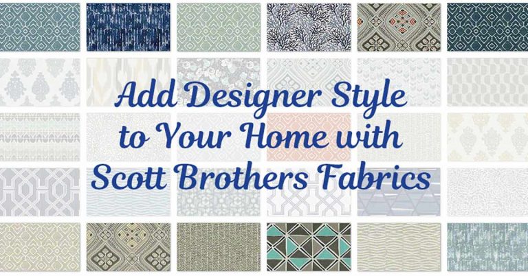 Add Designer Style to Your Home with Scott Brothers Fabrics – Cushion ...